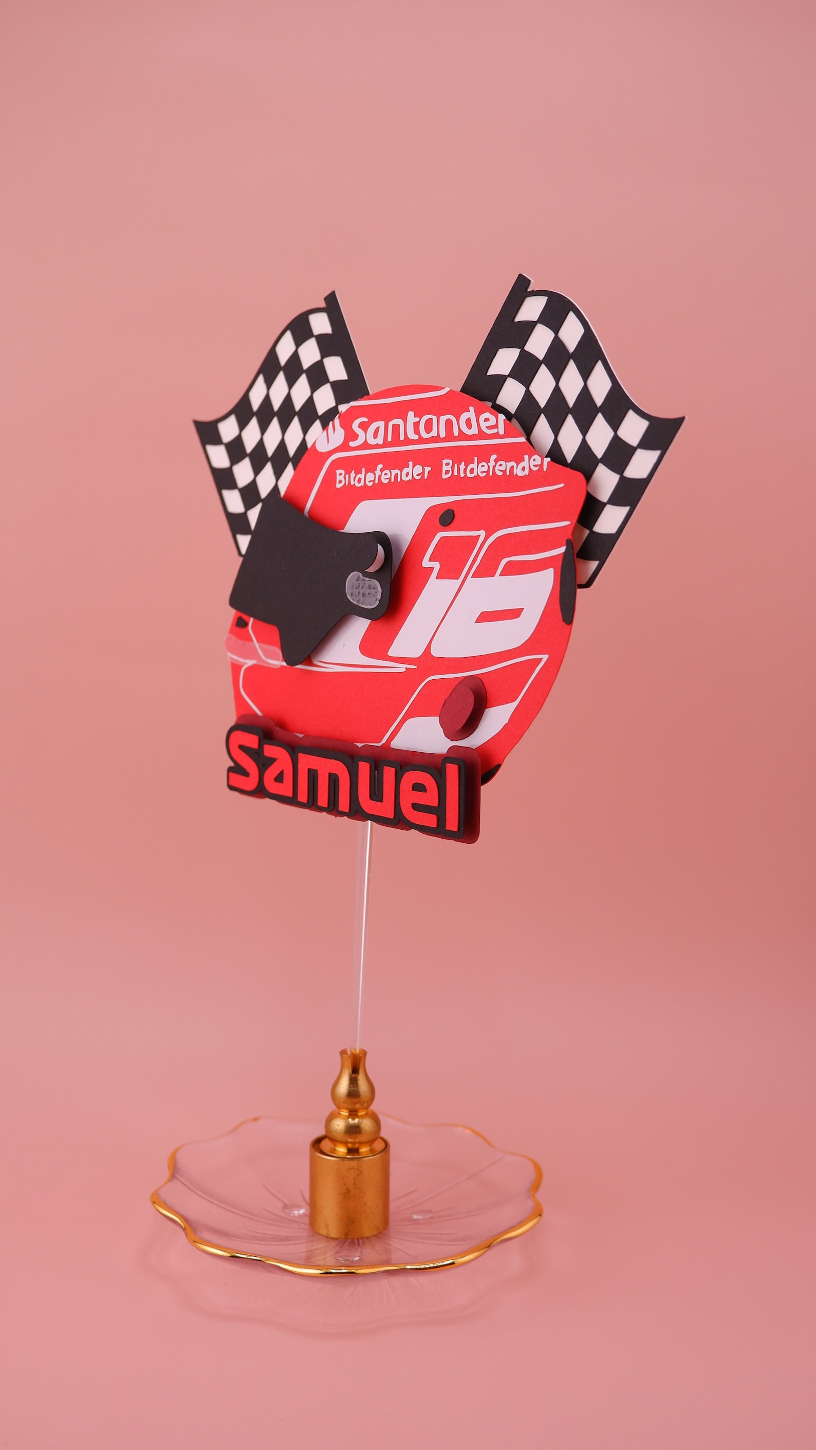 Charles Leclerc Cake Topper, Formula 1 Cake Topper, Ferrari Cake Topper ...