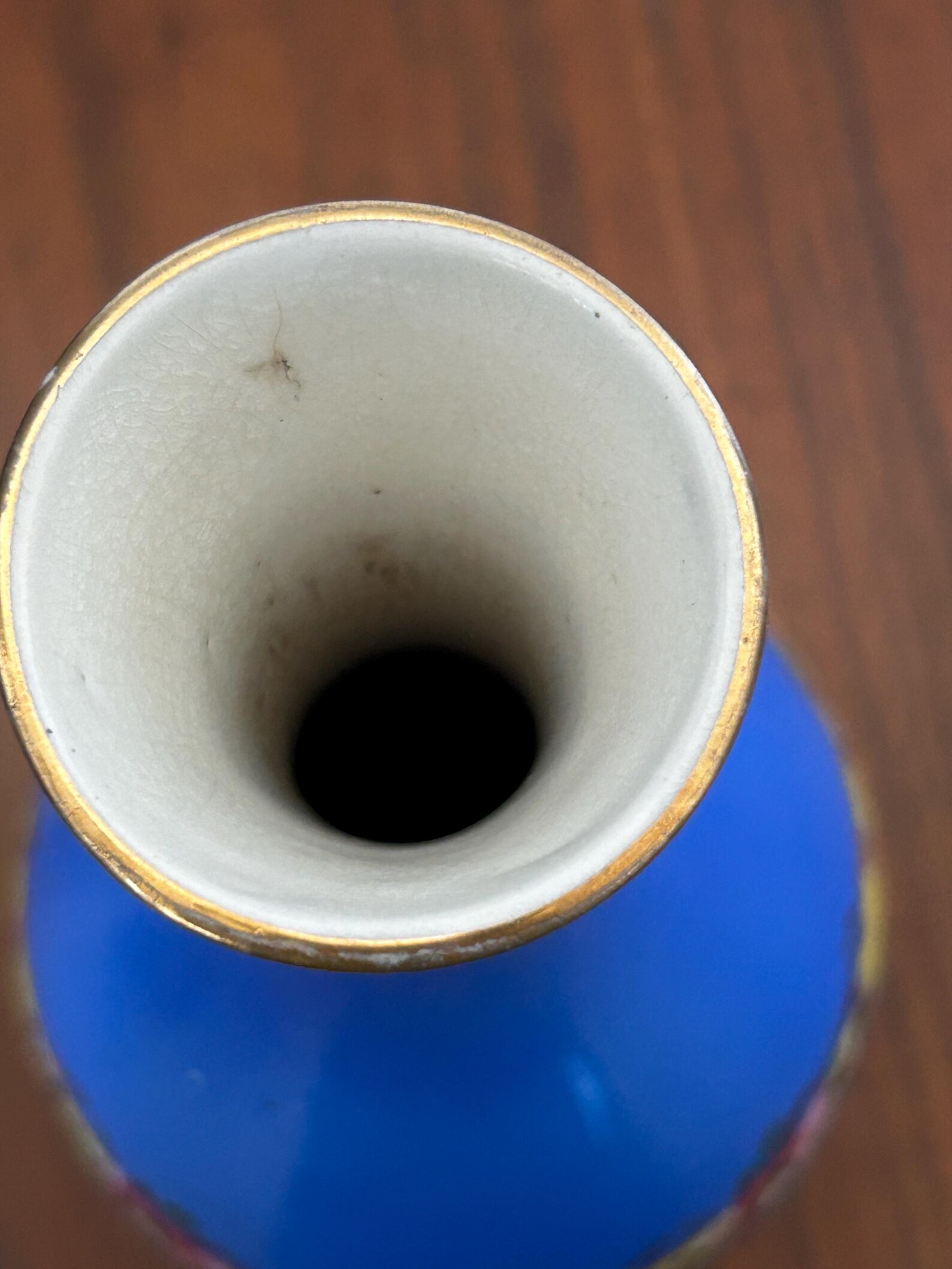 Flosmaron 1920s Decorated Cobalt Blue Vase Made in England - Etsy