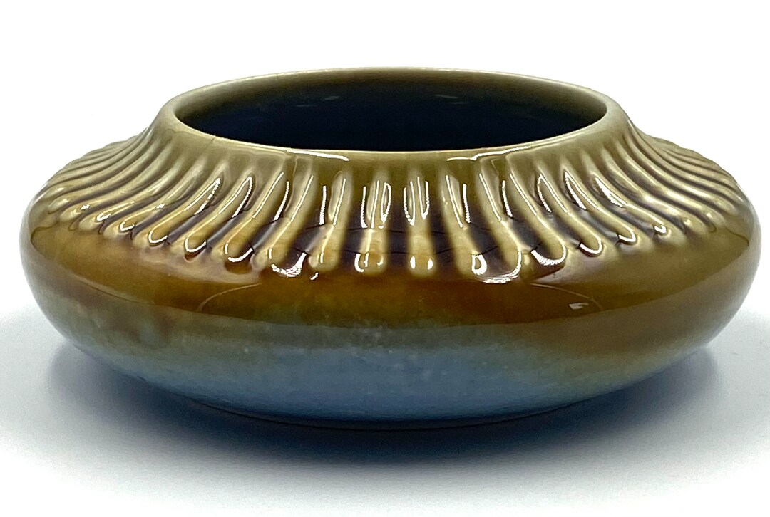 Vintage Wade Blue and Green Porcelain Trinket Dish. Made in - Etsy