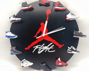 Wall Clock Air Jordan - Etsy