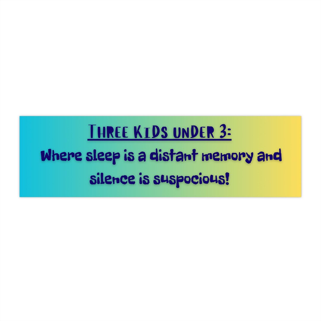 Funny Family Bumper Sticker, Car Decor, Gift for Parents, Mom Life ...