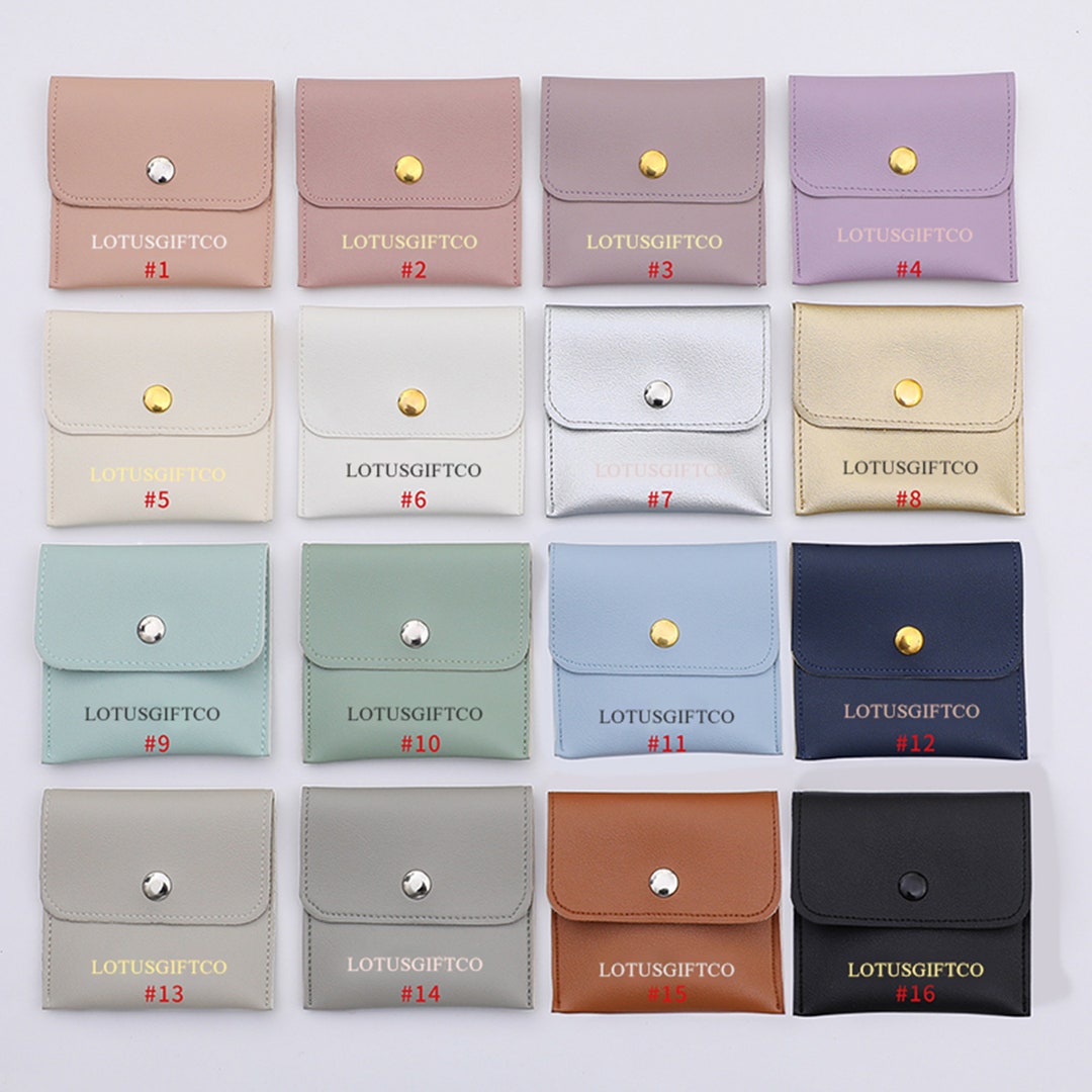 100 Pcs Custom Design Jewelry Package Bags, Personalized Jewelry Holder ...