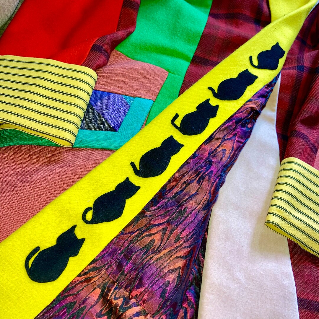 Doctor Who Sixth Doctor - Black Felt Cat Silhouettes -LASER CUT ...