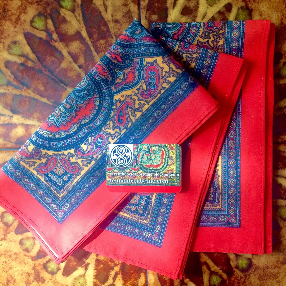 Replica Seventh Doctor Hankies - Red & Brown - Discounts on Mulit-buys ...