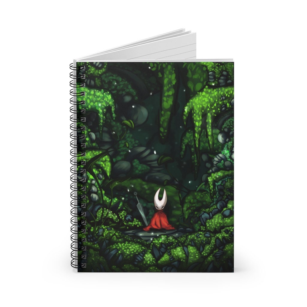 Hollow Knight Moss Grotto Spiral Notebook - Ruled Line - Etsy
