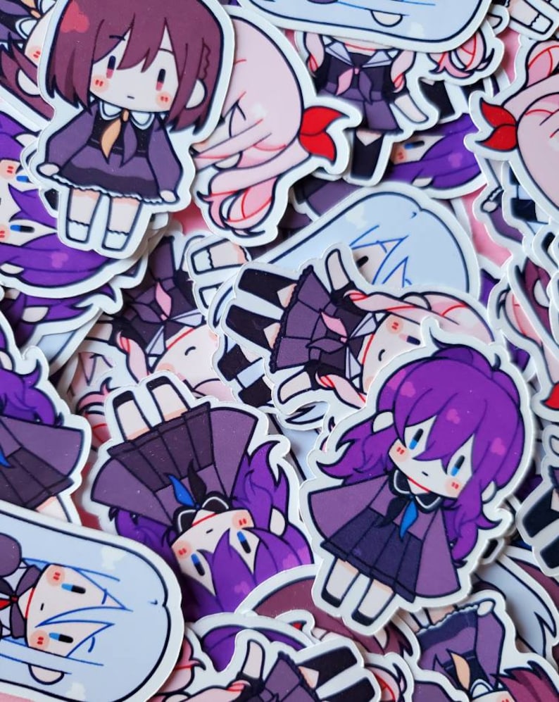 25-ji Chibi Sticker Set project Sekai - Etsy UK