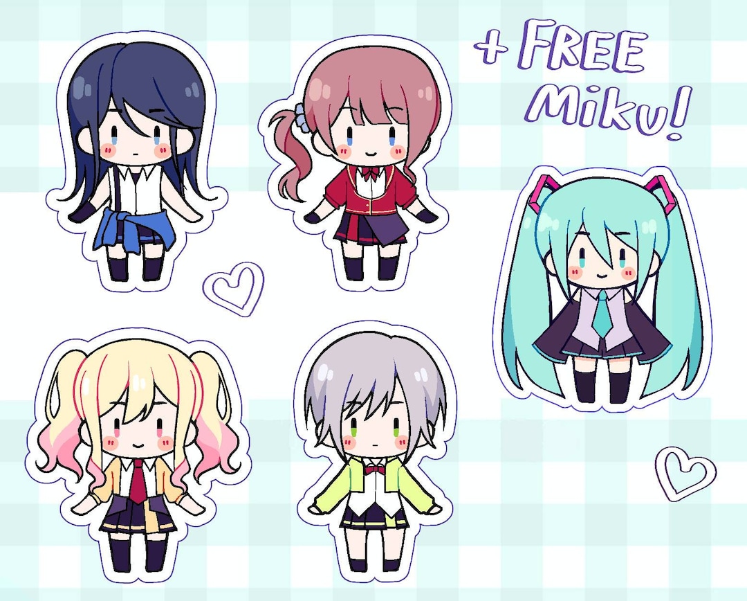 Leo/need Chibi Sticker Set (project Sekai) - Etsy