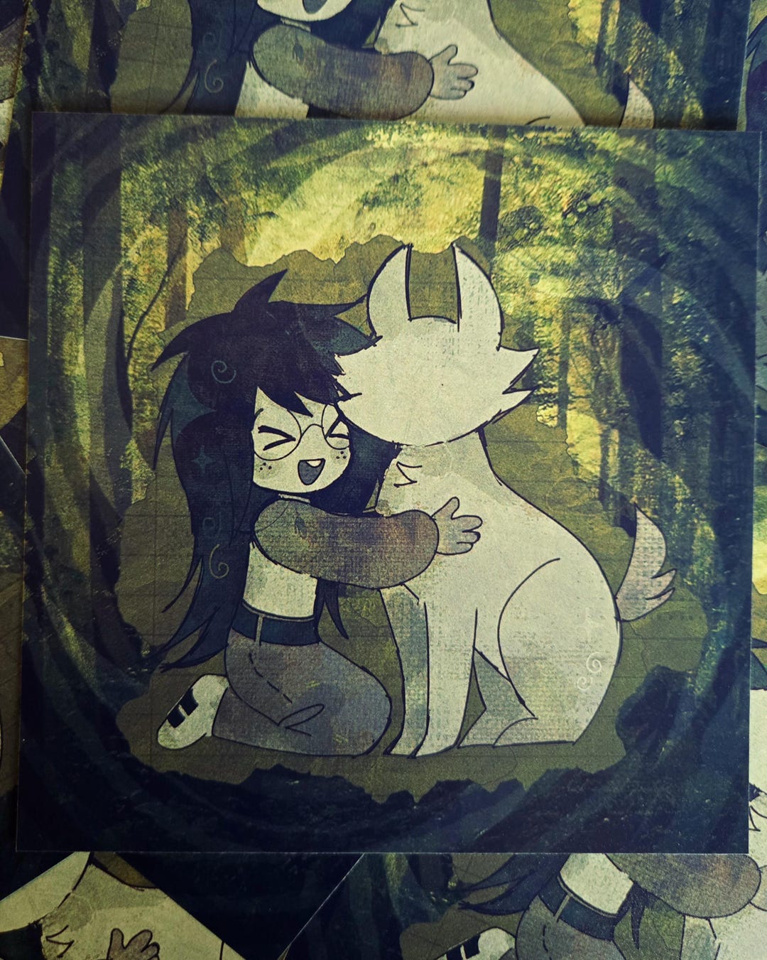 Jade & Bec Mini Print (5 X 5) - Etsy