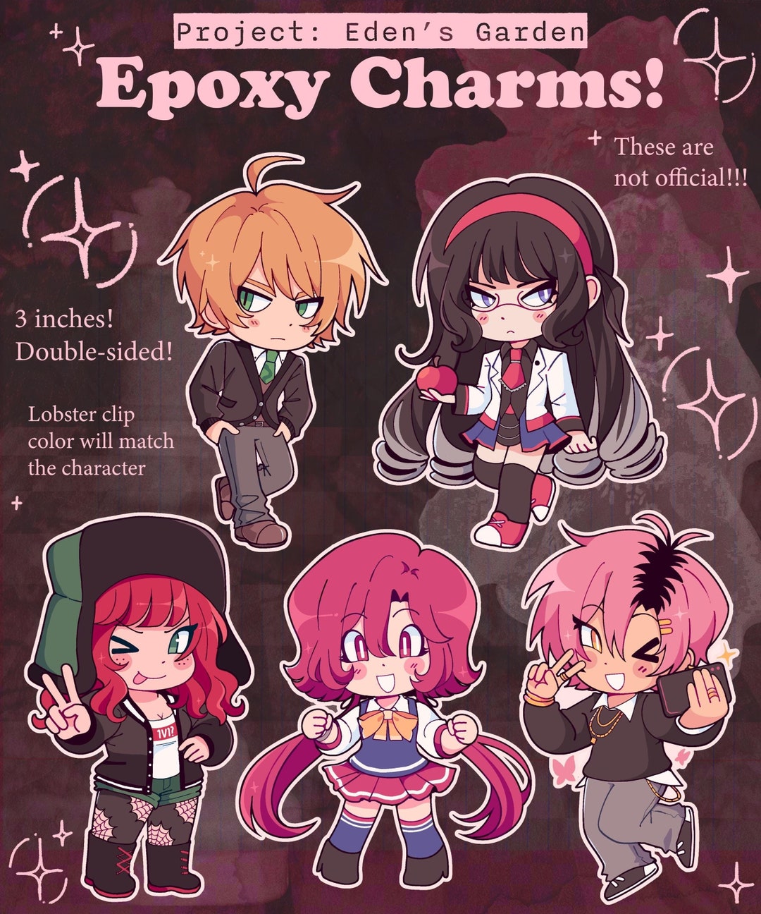 Project: Eden's Garden Epoxy Charms Wave 1 - Etsy