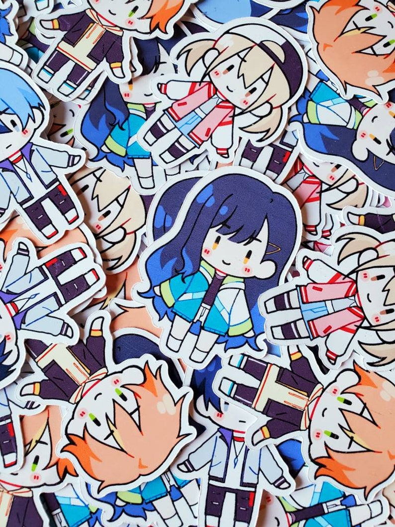 Vivid Bad Squad Chibi Sticker Set project Sekai - Etsy