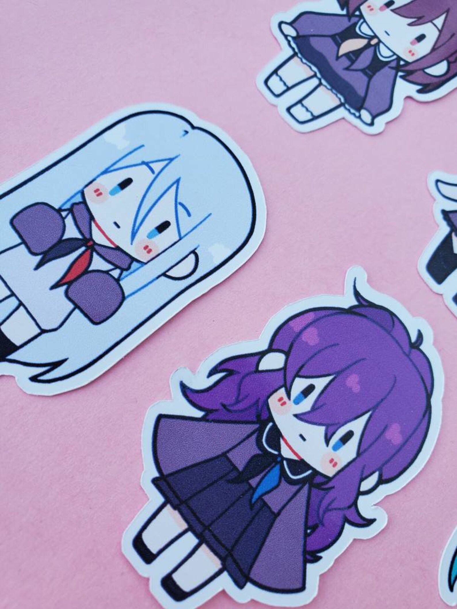 25-ji Chibi Sticker Set project Sekai - Etsy