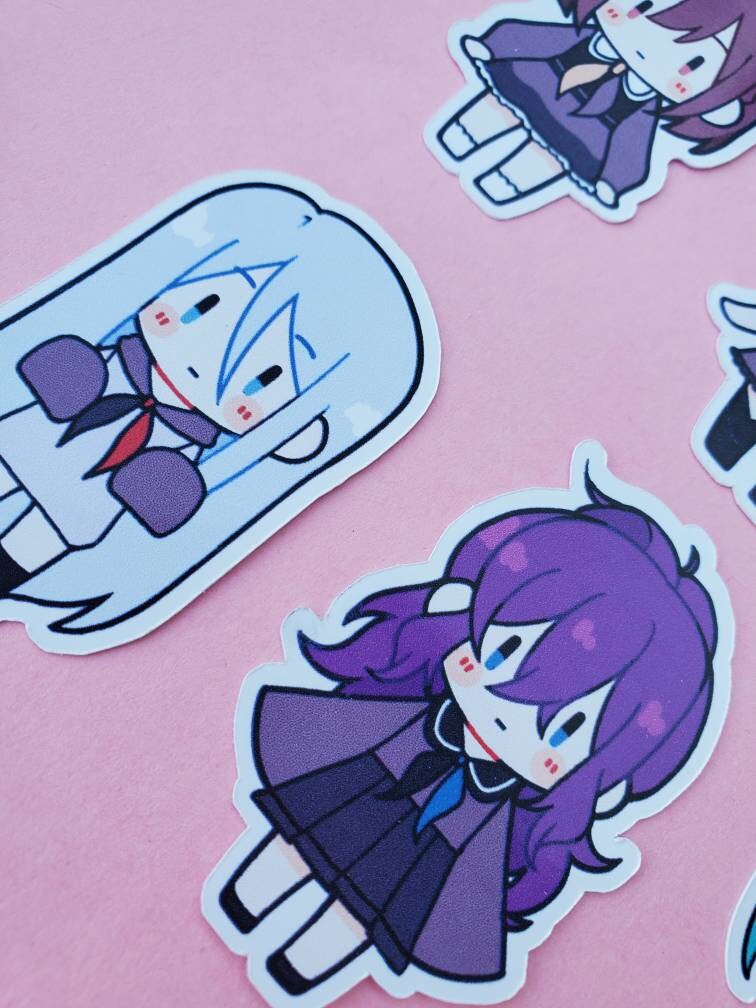 25-ji Chibi Sticker Set project Sekai - Etsy UK