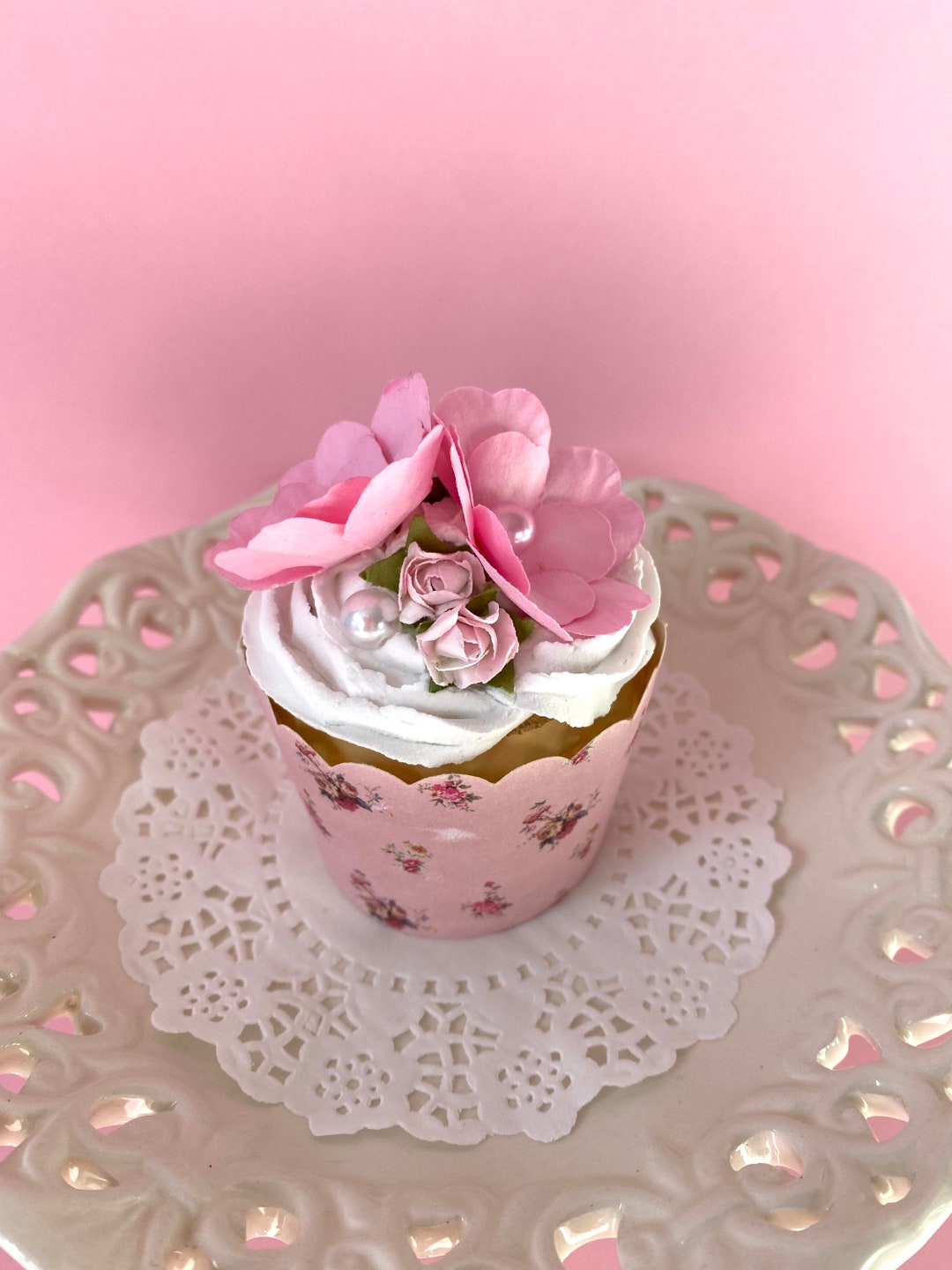 Fake Cup Cake, Faux Cup Cake, Faux Food, Pretend Cupcake, Fake Bakes ...