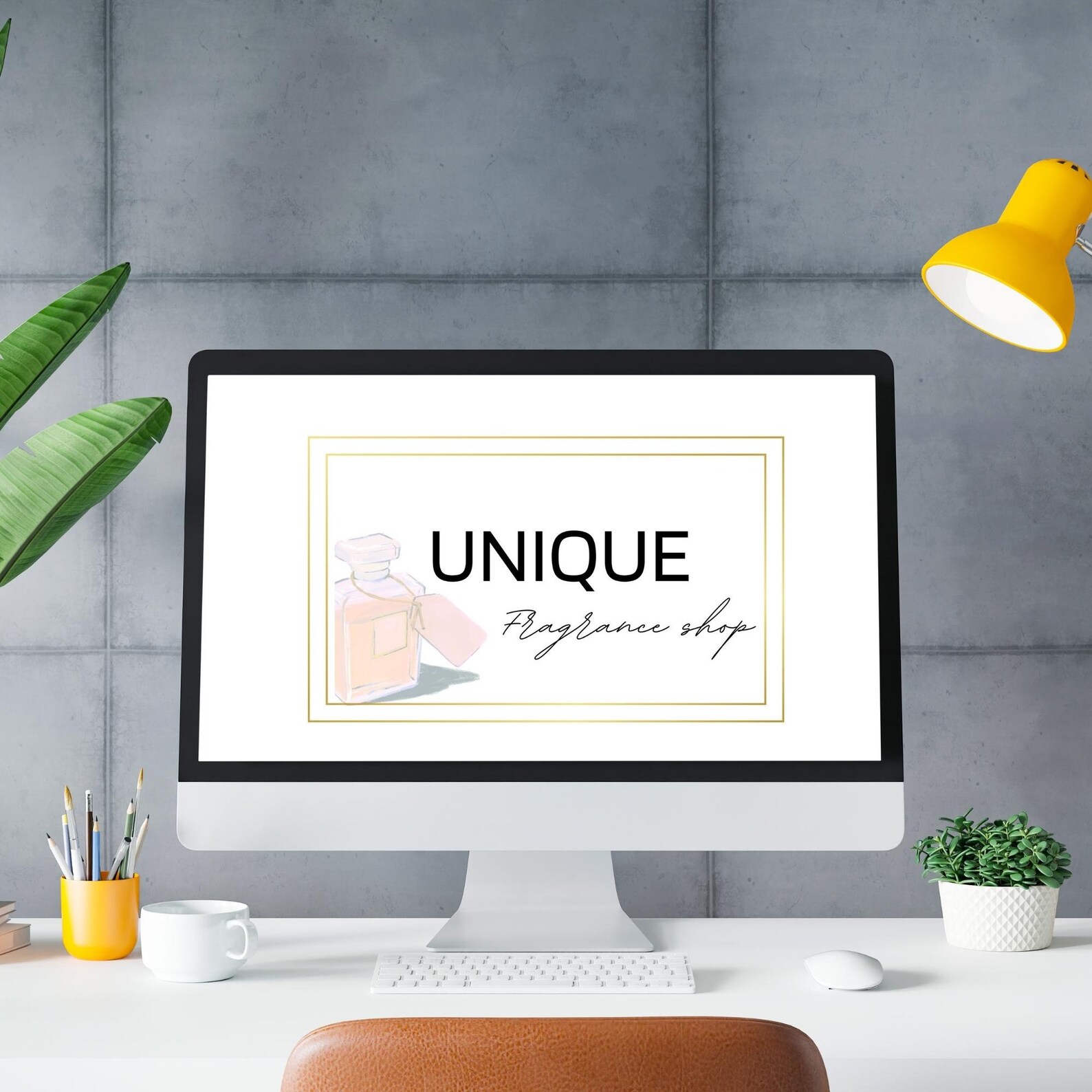 Editable Logo Template , Instant Logo Download, DIY Logo Premade ...