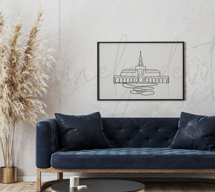 LDS Temple Drawing One Line Drawing Bountiful Utah Temple Wedding ...