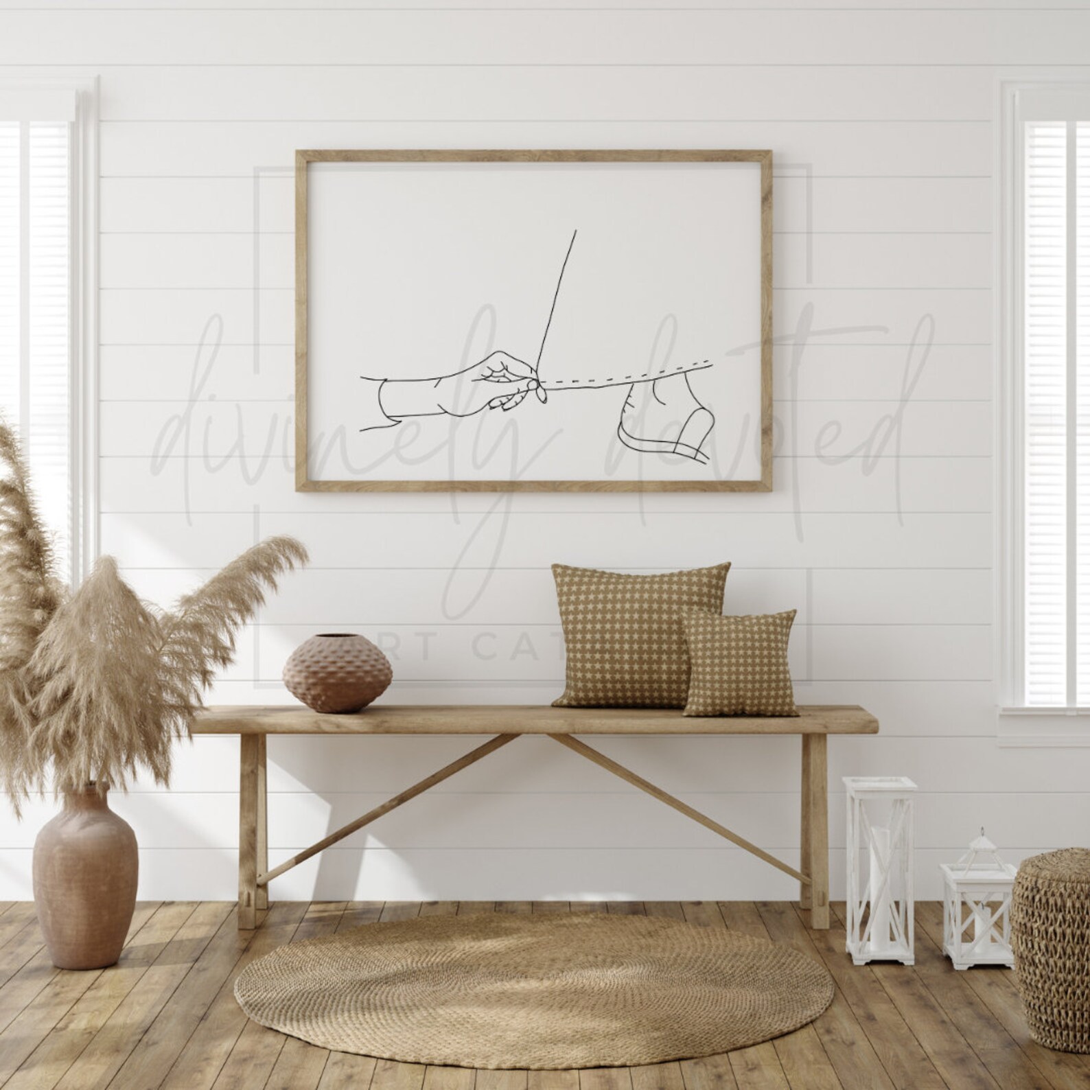 Healed | Jesus Christ Line Art | Christian Wall Art | Religious Modern ...