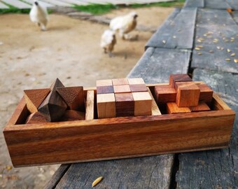 Wood Desk Puzzle - Etsy