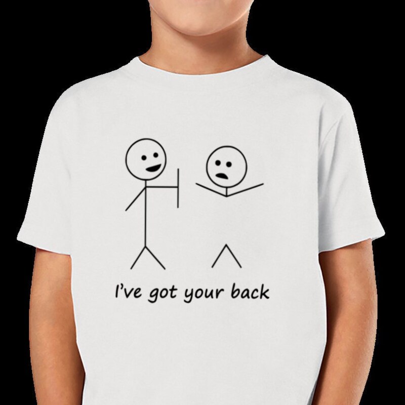 Stick Figure I Got Your Back - Etsy