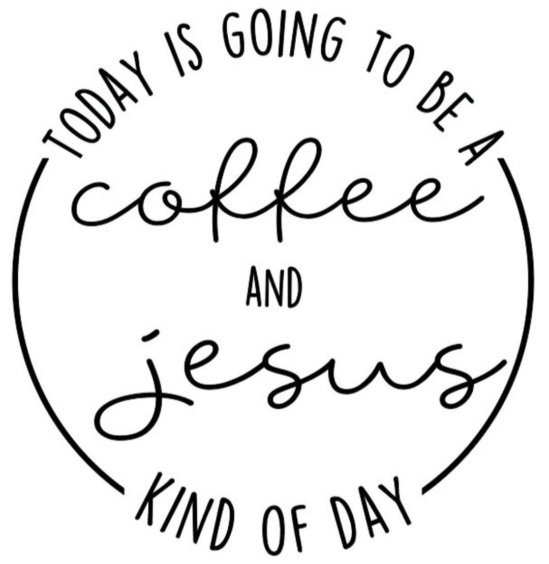 Coffee & Jesus SVG Digital File Download - Etsy