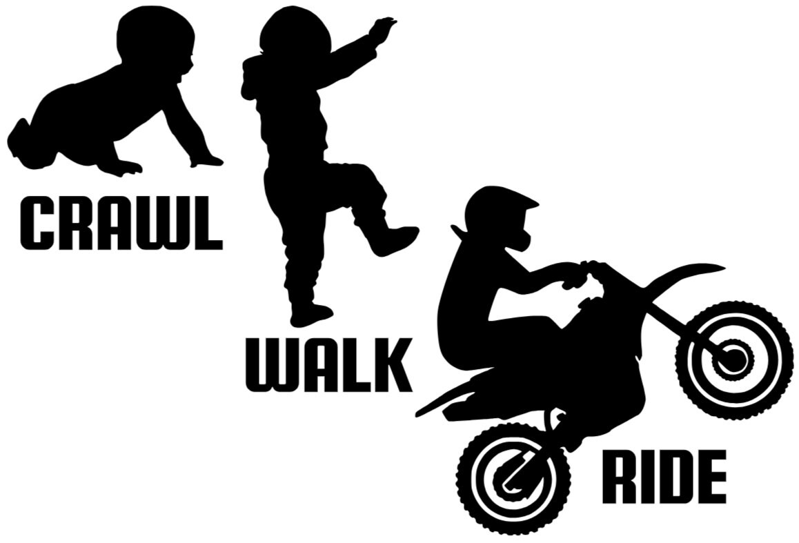 Crawl Walk Ride SVG Digital Download - Etsy