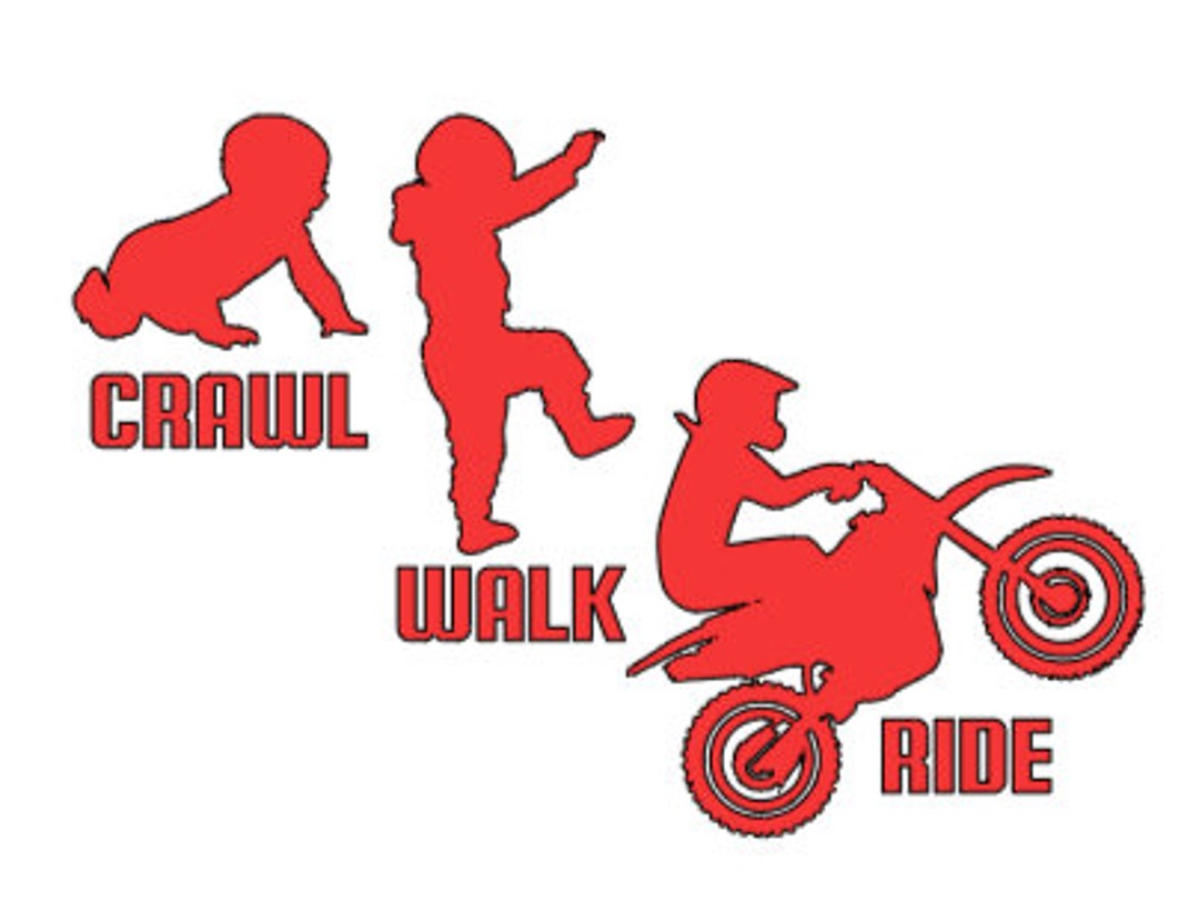 Crawl Walk Ride SVG Digital Download - Etsy Australia