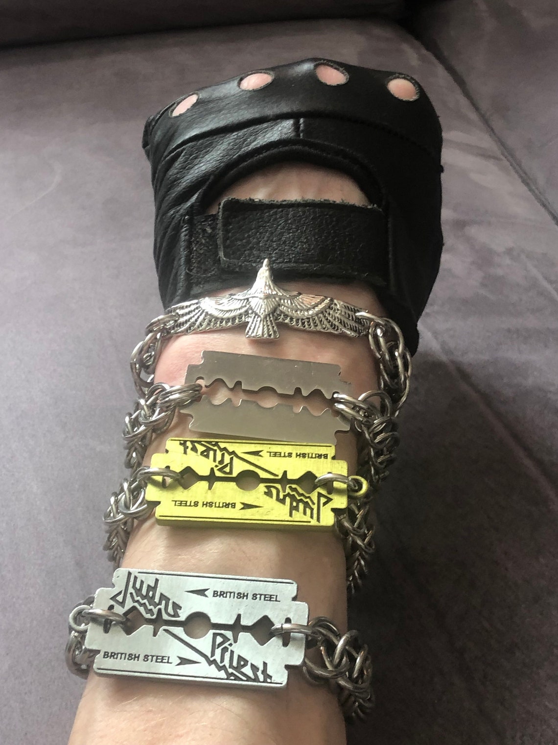 Razor Blade Bracelet - Etsy