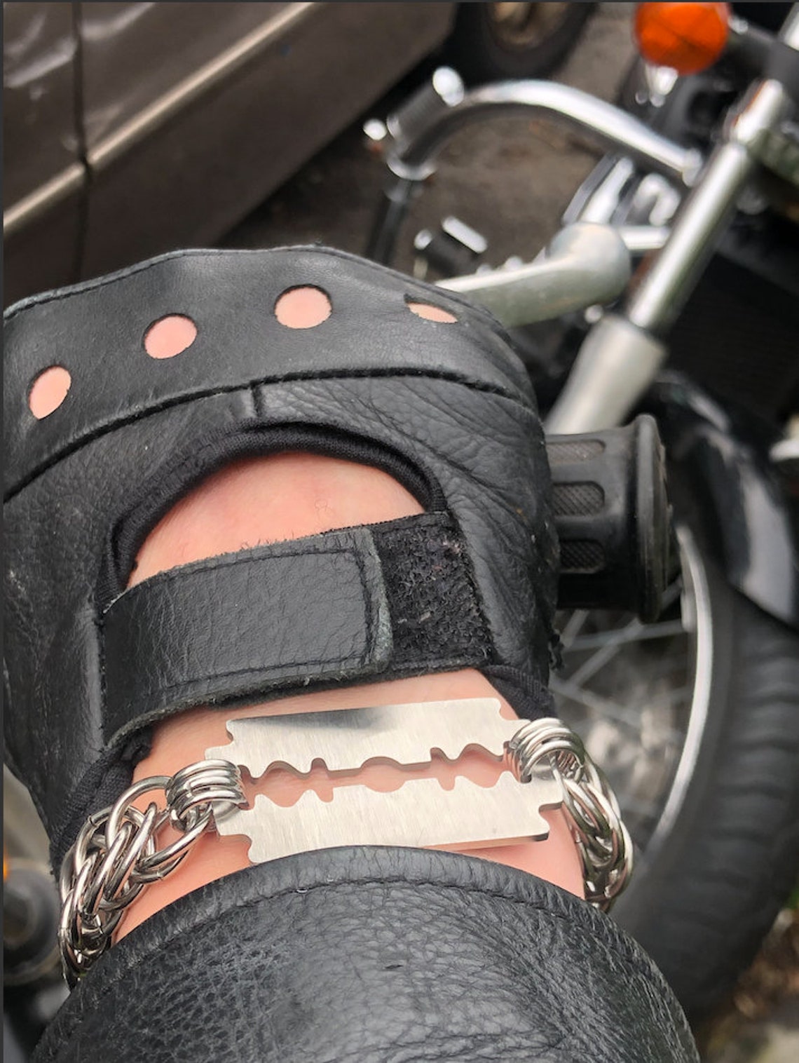 Razor Blade Bracelet - Etsy