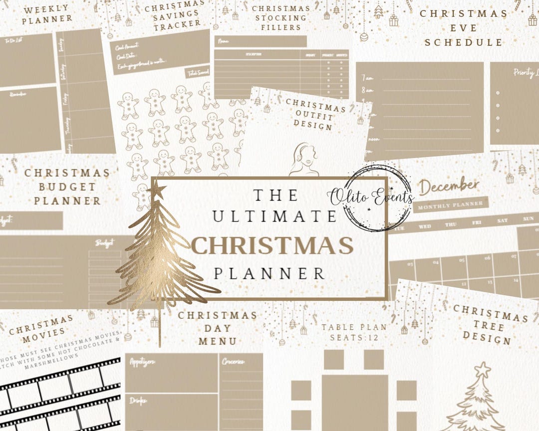 The Ultimate Christmas Planner Printable Christmas Planner Bundle ...