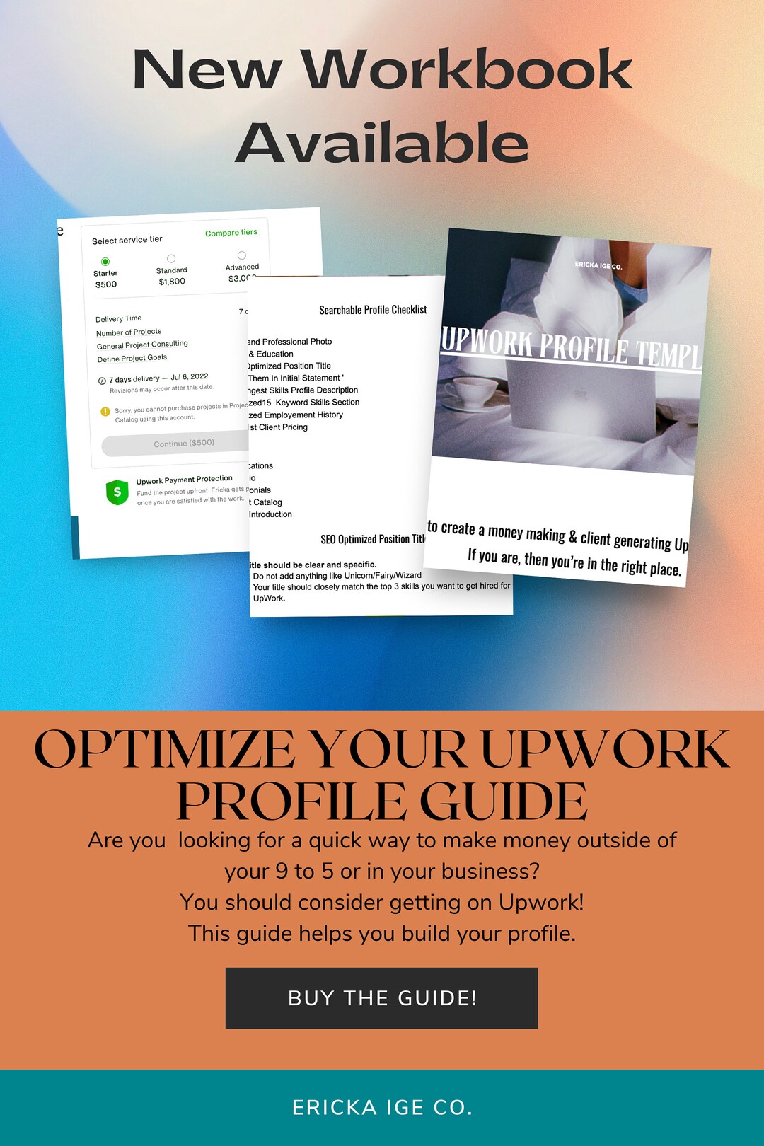 Upwork Freelance Profile Work From Home Upwork Profile - Etsy