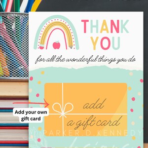 Teacher Gift Teacher Appreciation Instant Download - Etsy