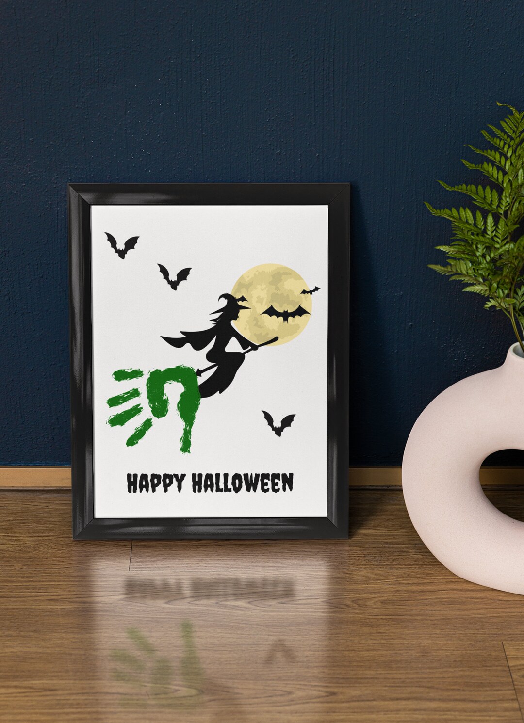 Halloween Handprint Art | Halloween Activity | Handprint Craft Keepsake ...