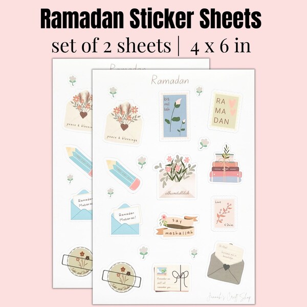 Ramadan Stickers - Etsy