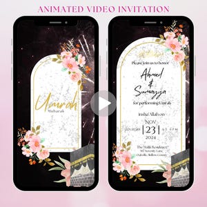 Animated Umrah Hajj Party Invitation, Digital Umrah Hajj Party Invite ...