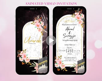 Animated Umrah Hajj Party Invitation, Digital Umrah Hajj Party Invite ...