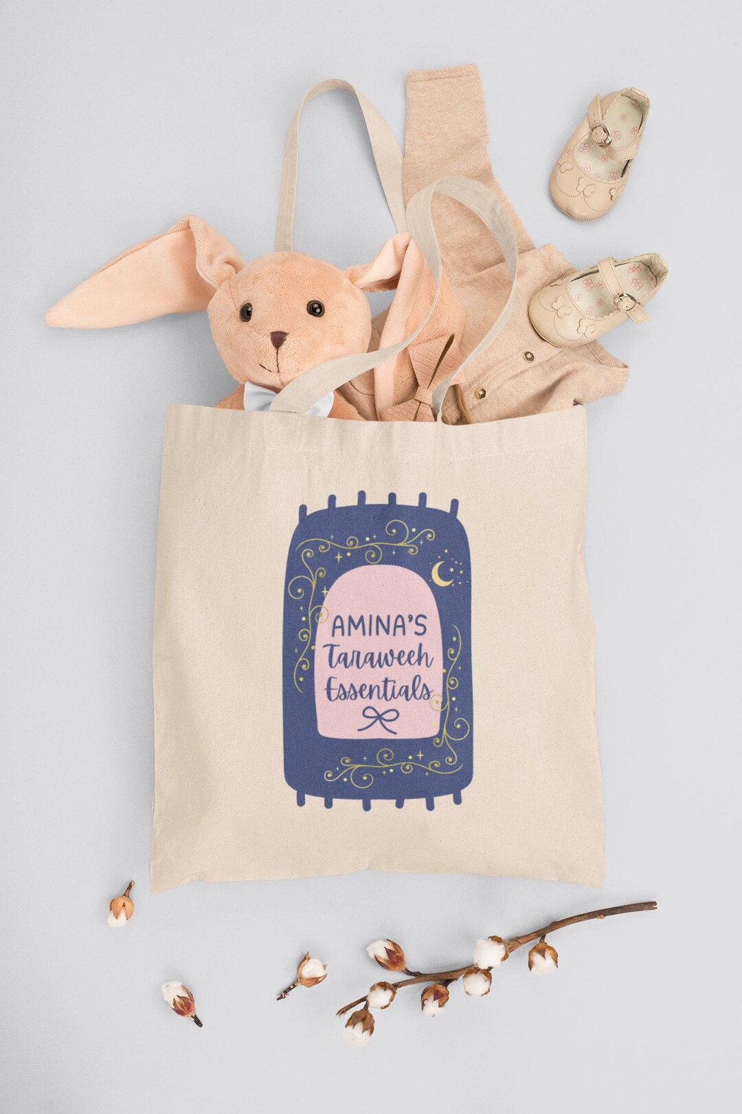 Personalized Ramadan Tote Bag Ramadan Gift Taraweeh Tote Masjid Tote ...