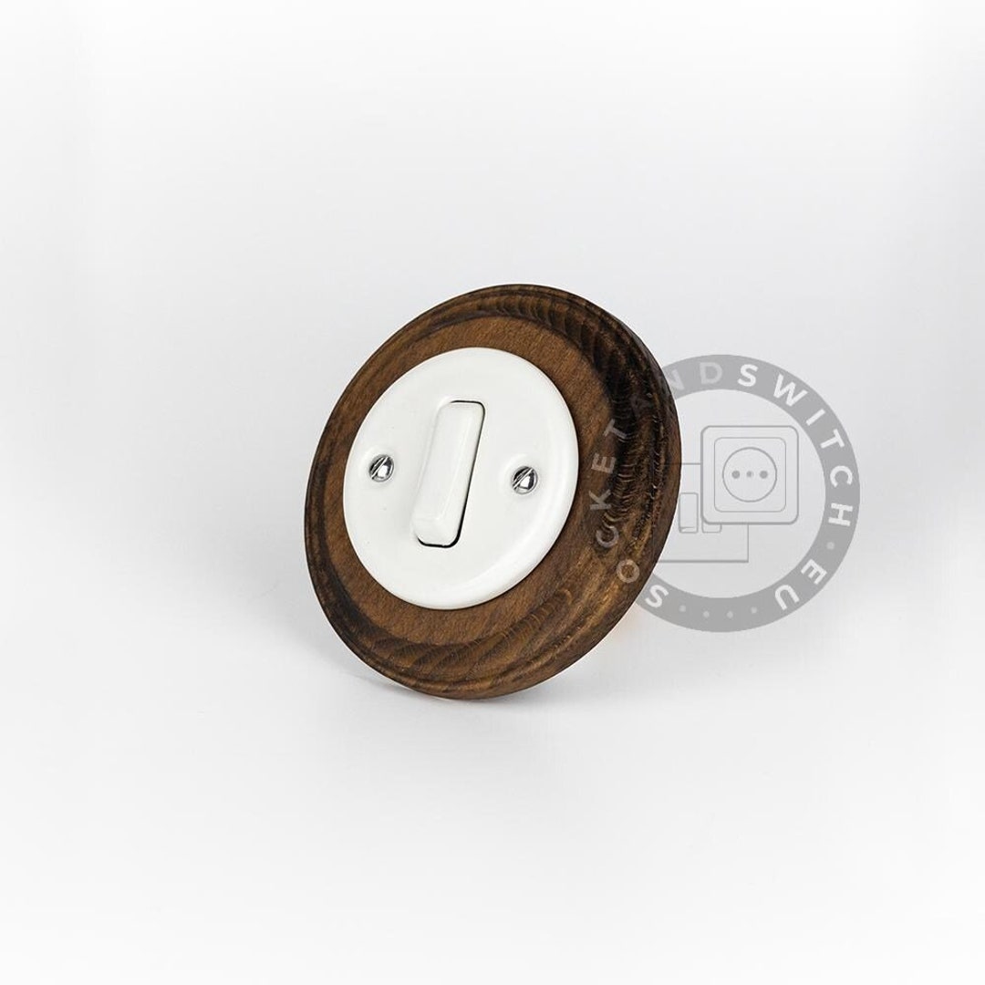 Single Stairs Light Rocker Switch, 1 Gang Two-way Switch, Ceramic Light ...