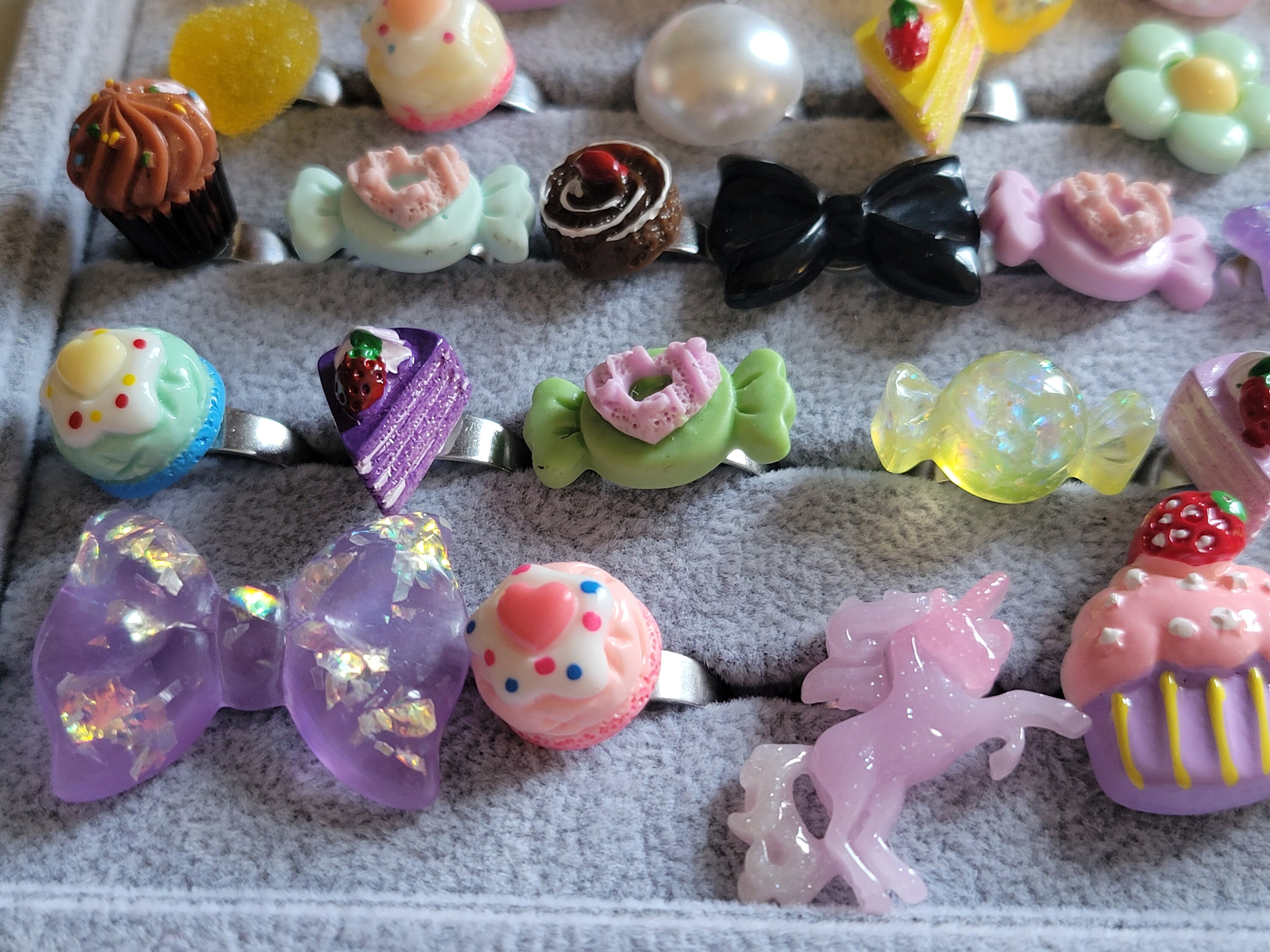 Random Kawaii Rings - Etsy