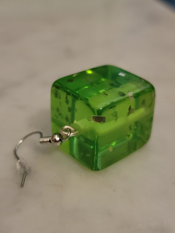 Green Jello Cube