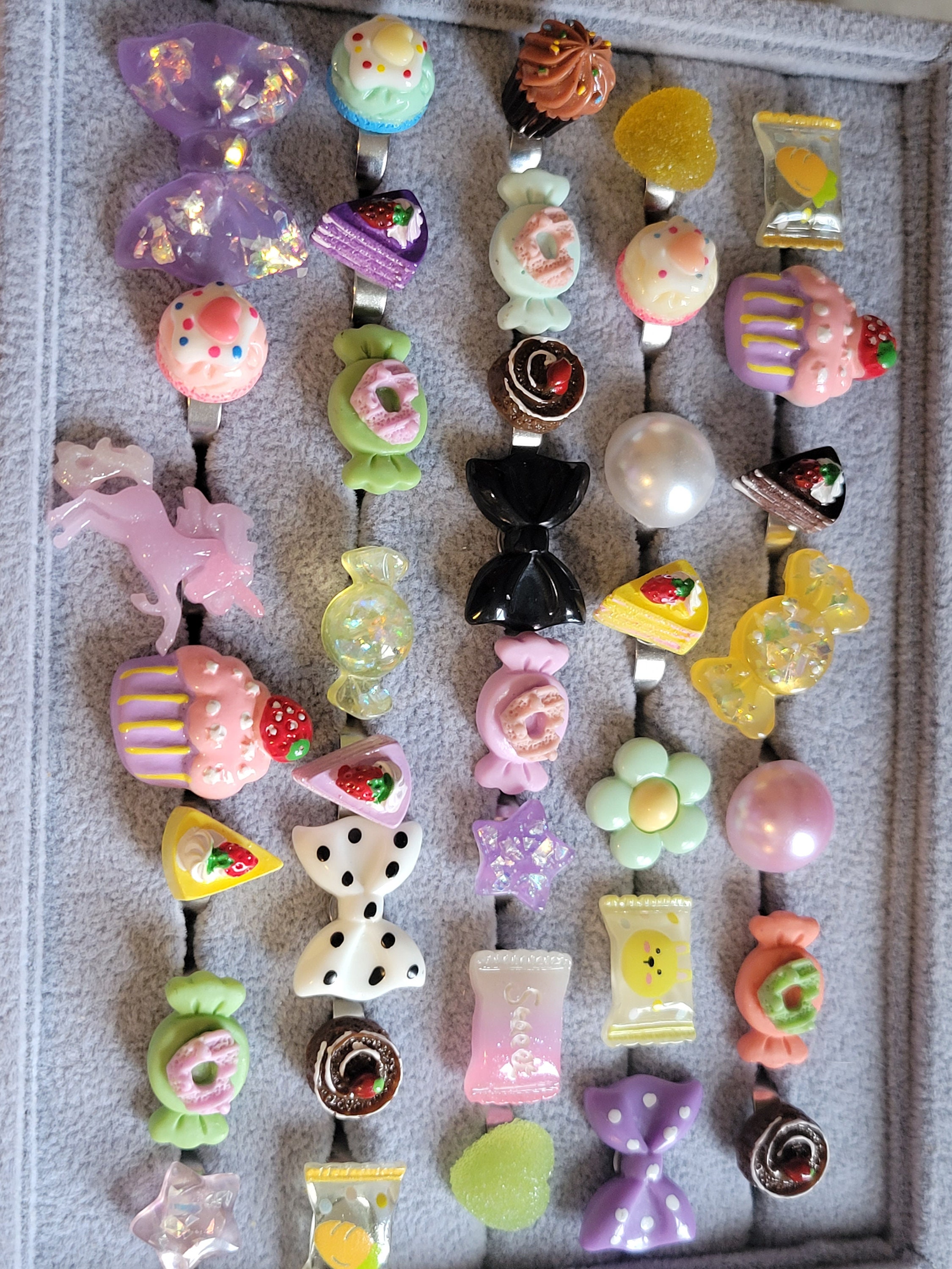 Random Kawaii Rings - Etsy