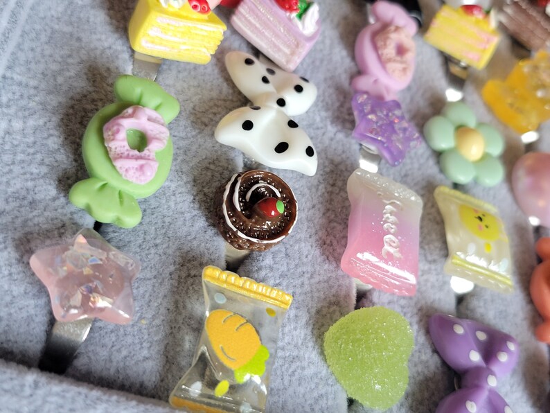 Random Kawaii Rings - Etsy