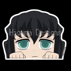 Mist Boy Demon Slayer Tokito Muichirou Vinyl Peeker - Etsy