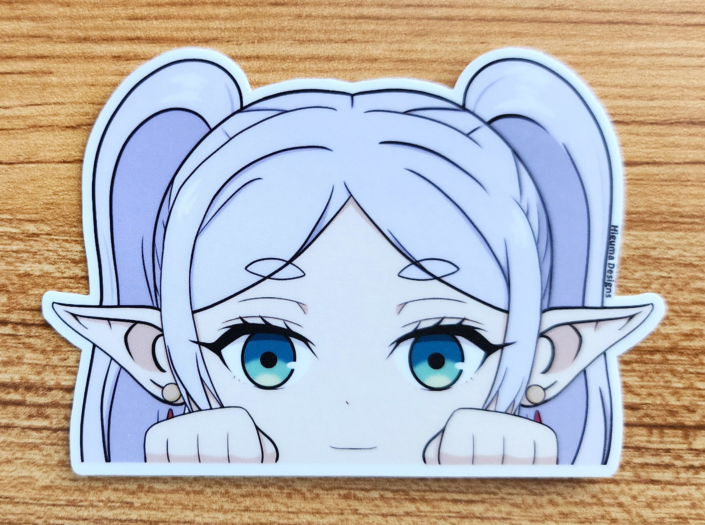 Long Living Elf Frieren Vinyl Peeker - Etsy