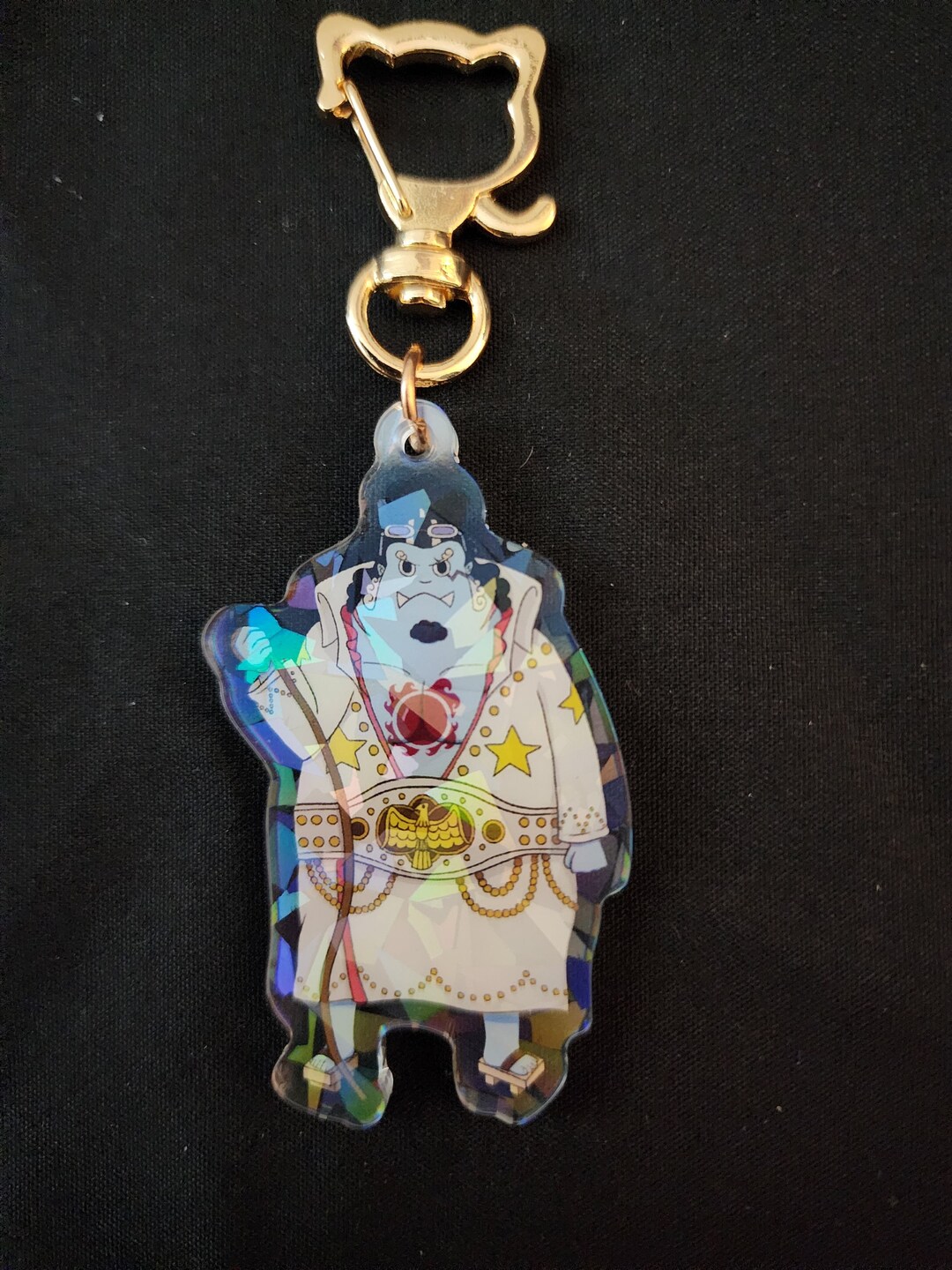One Piece Film RED Jinbei Acrylic Holo Keychain - Etsy