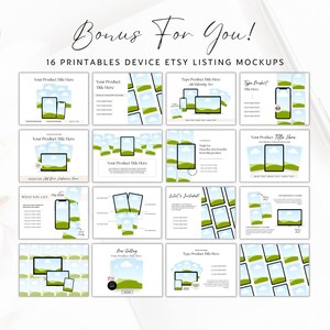 Etsy Printable Shop Bundle Digital Templates for Printables Etsy ...