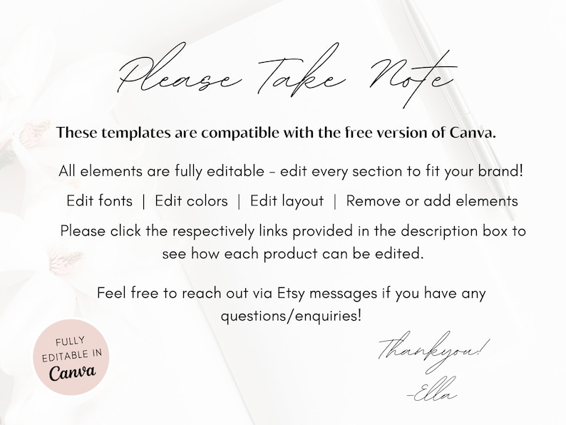 Etsy Printable Shop Bundle Digital Templates for Printables Etsy ...