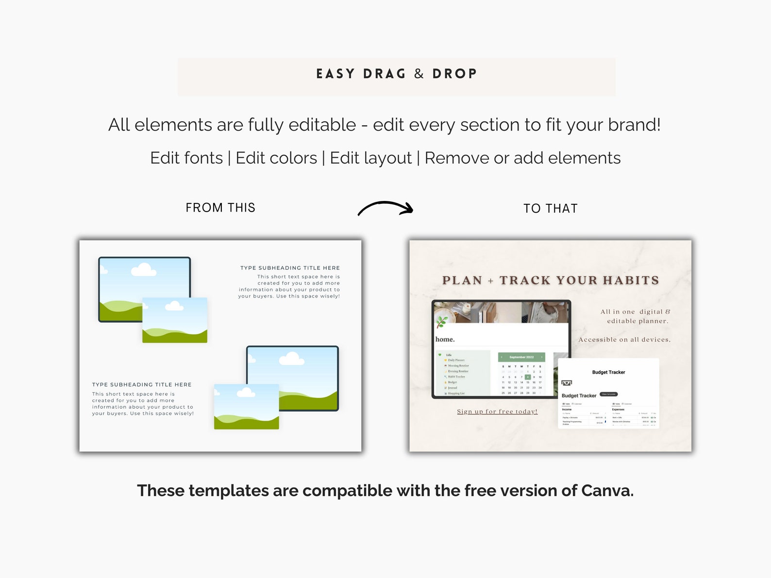 80+ Digital Product Listing Mockup Bundle | Notion Mockup Templates ...