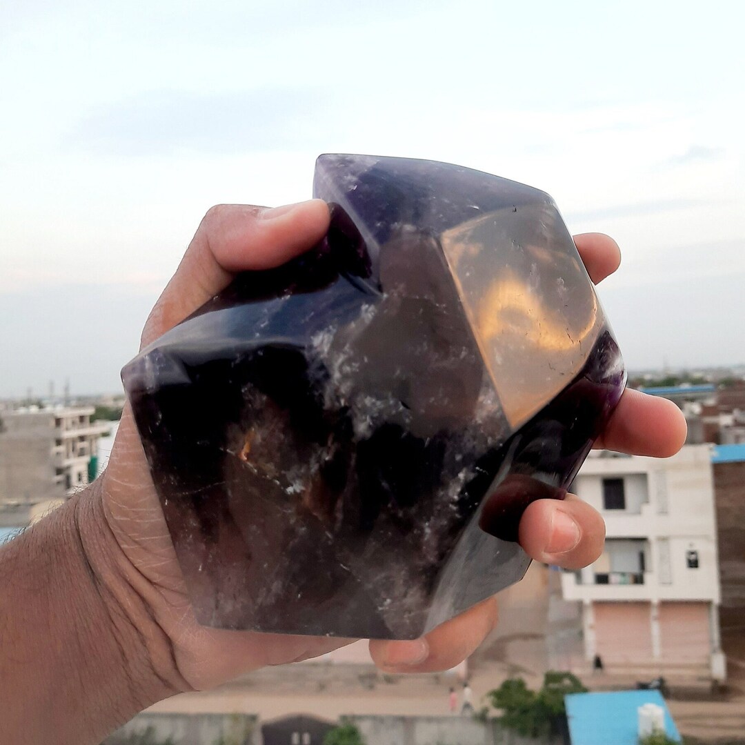 Polished Amethyst Energy Healing Crystals Crystals Healing & Energy ...