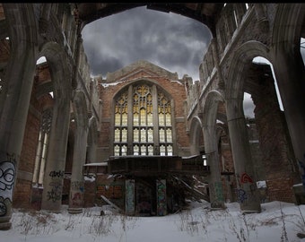 Abandoned Buffalo New York Church Upper Level Urban Decay, Dystopian ...