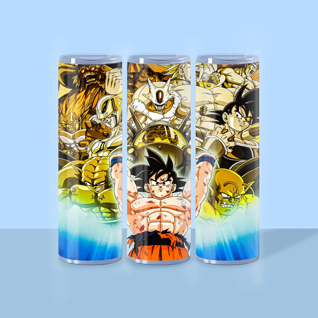 20oz Goku Tumbler Wrap PNG Dragonball Z Goku Tumbler Wraps - Etsy