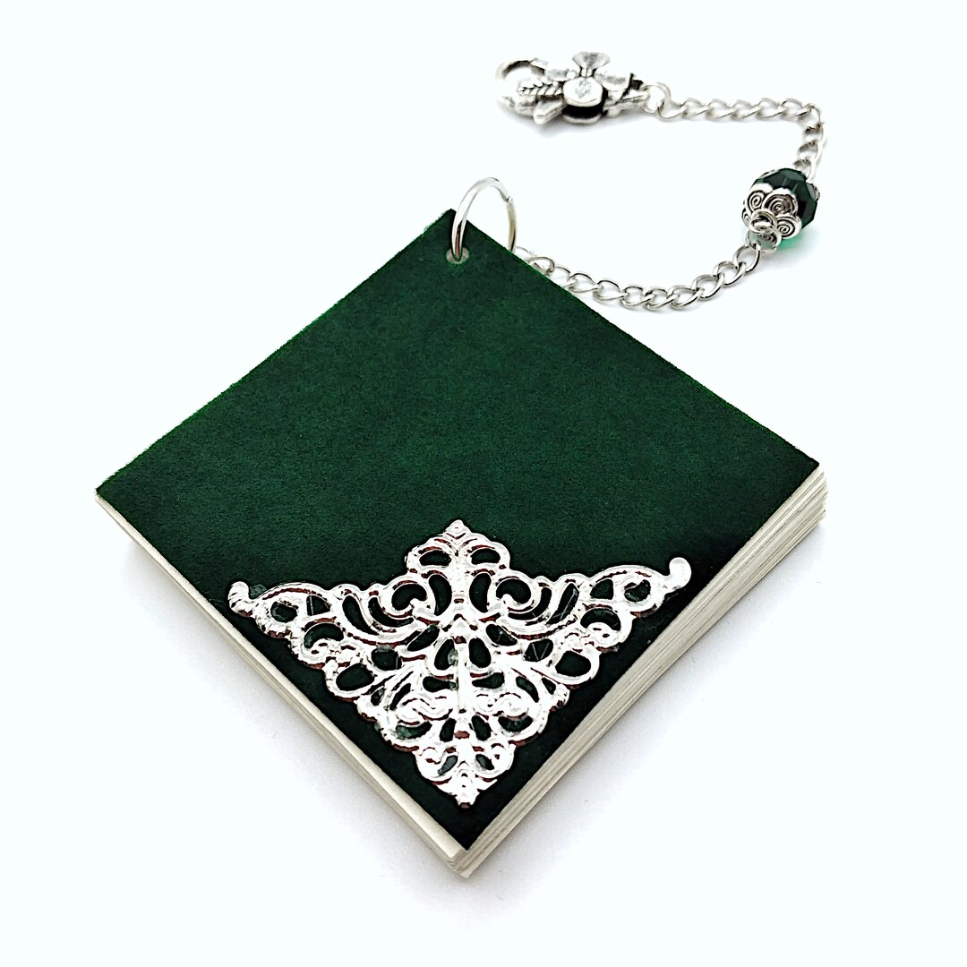 Chatelaine Tools Velvet Flocked & Silver Filigree Chatelaine Notebook ...
